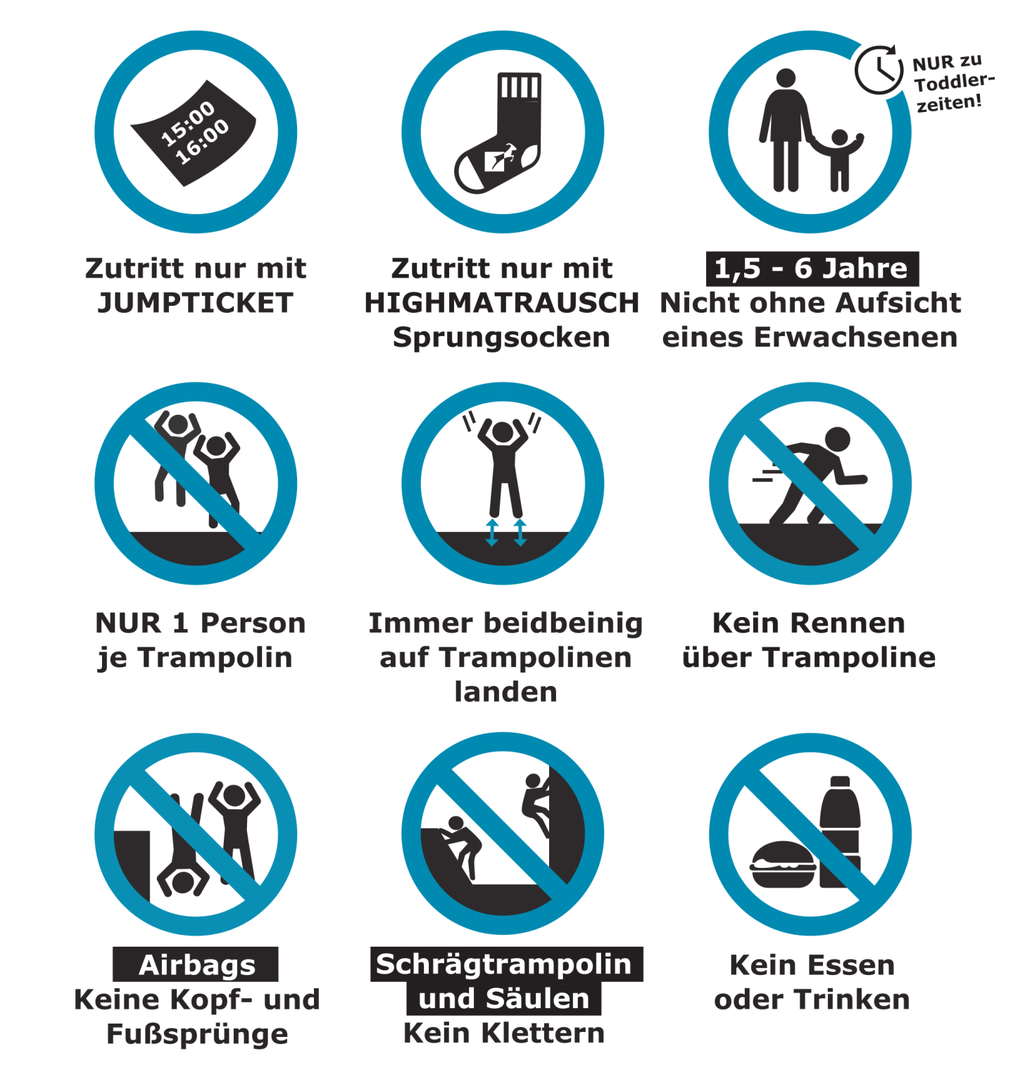 Trampolinhalle Tickets & Preise | HIGHMATRAUSCH Vorarlberg